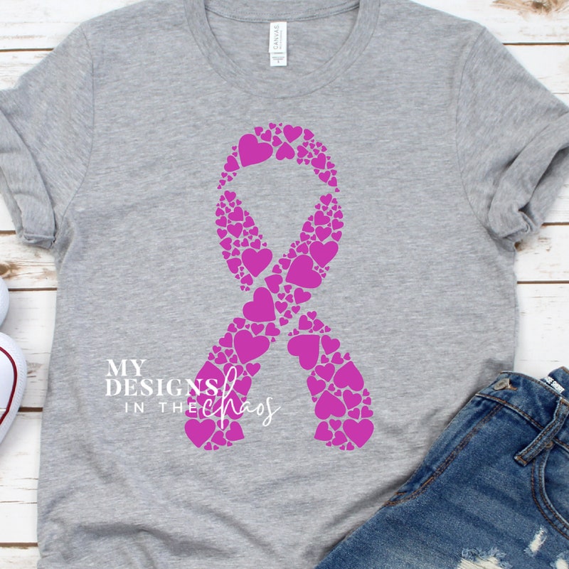 Cancer Ribbon Svg - Etsy