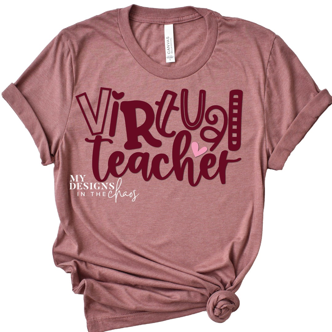 Virtual Teacher SVG/ Virtual Teacher SVG Cutting File for Silhouette or ...