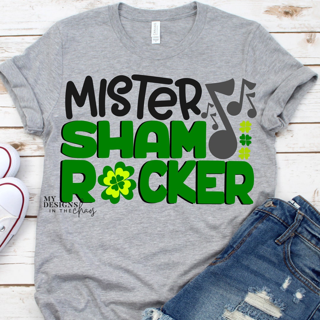 Mister Shamrocker SVG, St Patricks Day SVG Silhouette and Cricut ...