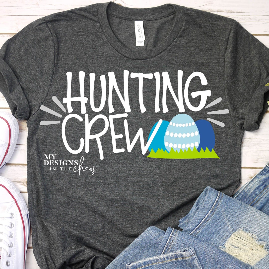 Hunting Crew SVG, Easter Egg Hunt SVG File for Silhouette and Cricut ...