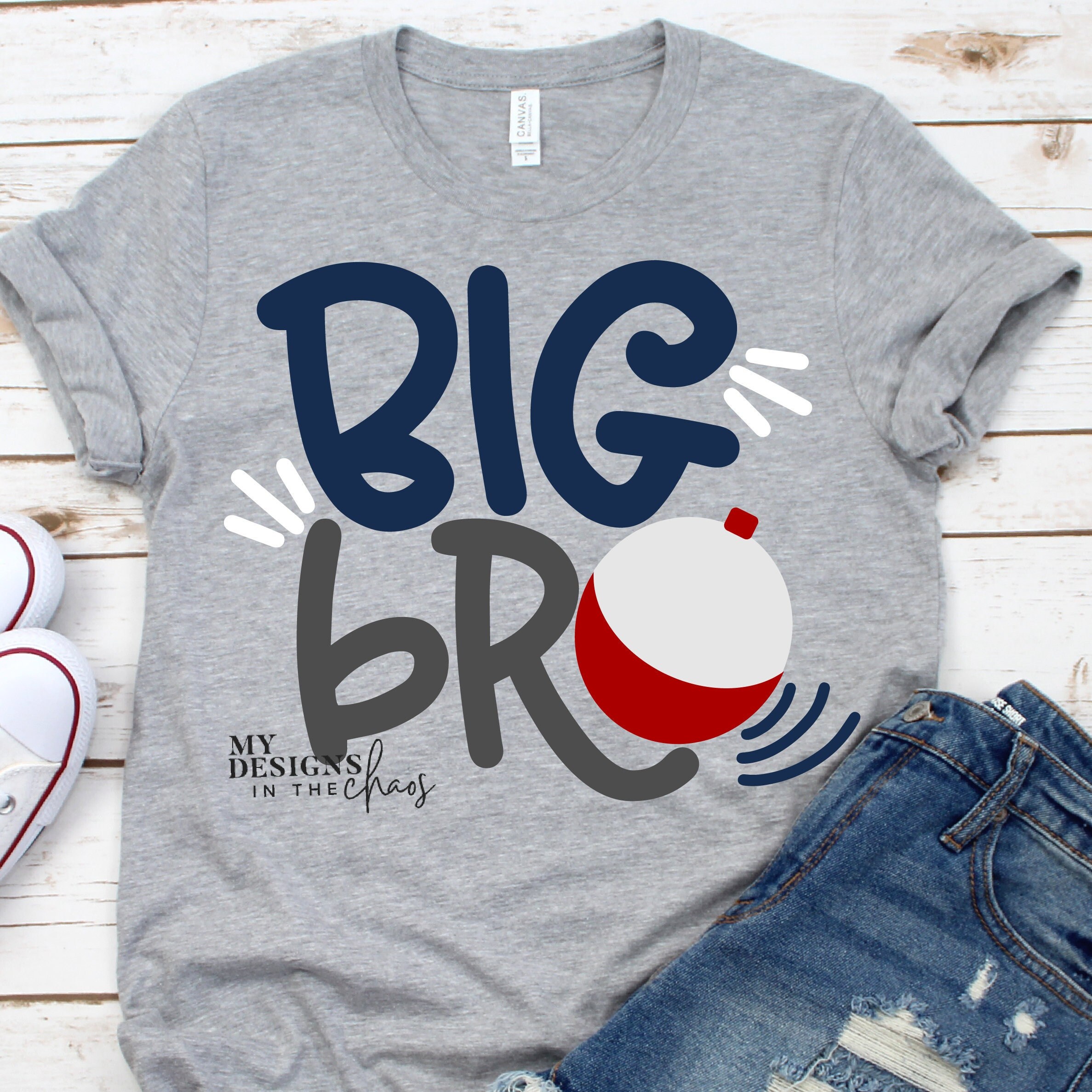 Big Bro Fishing Bobber SVG Big Brother SVG for Silhouette and - Etsy