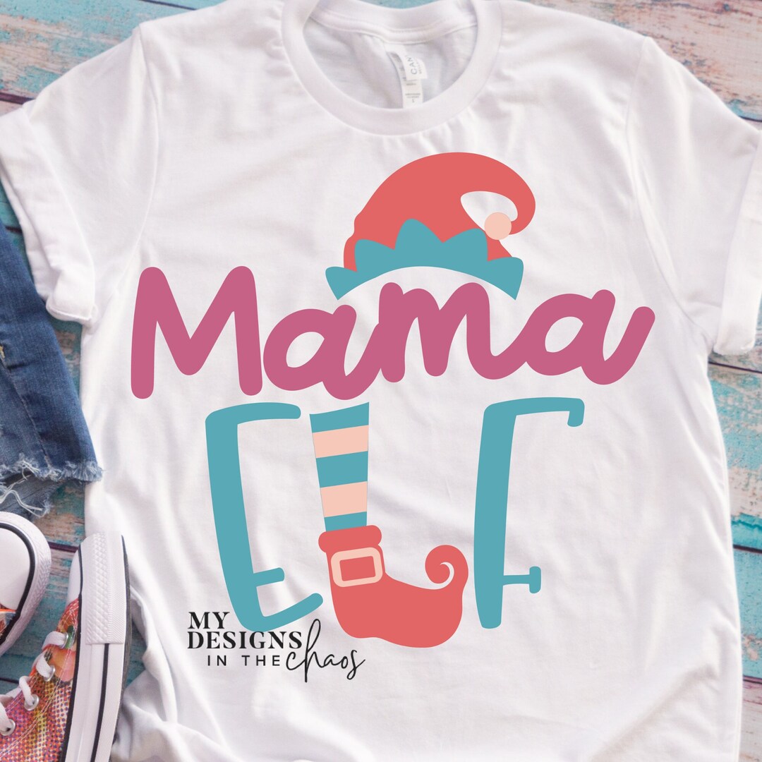 Mama Elf SVG File / Mama Elf Svg / Cut File Silhouette or Cricut ...