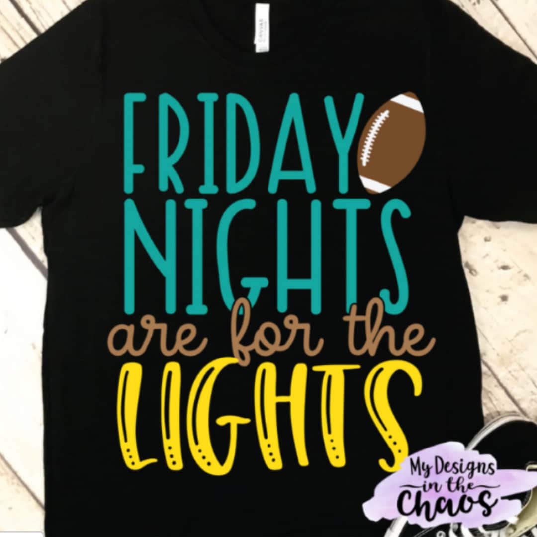 Football Friday Night SVG | Football Fan SVG | Silhouette and Cricut ...