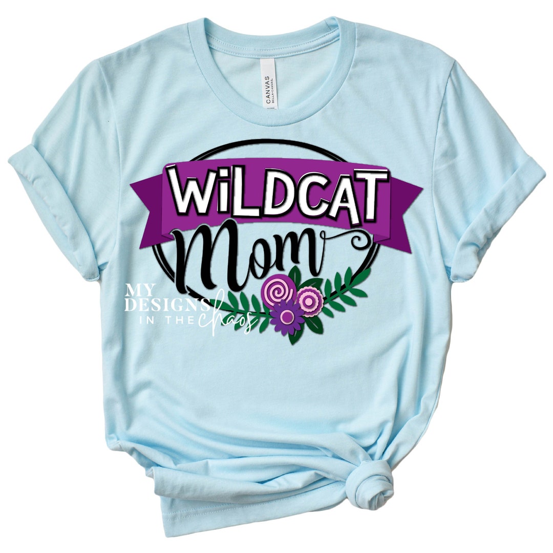 Wildcat Mom SVG/ Wildcat Mom Cutting File Silhouette or Cricut /dxf Png ...