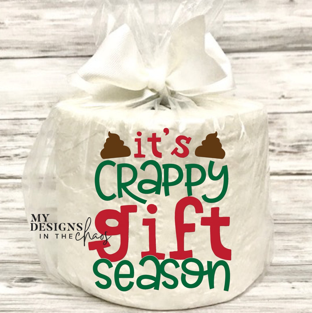 Christmas Toilet Paper SVG File, Holiday TP Svg Design, Cricut Cut File ...