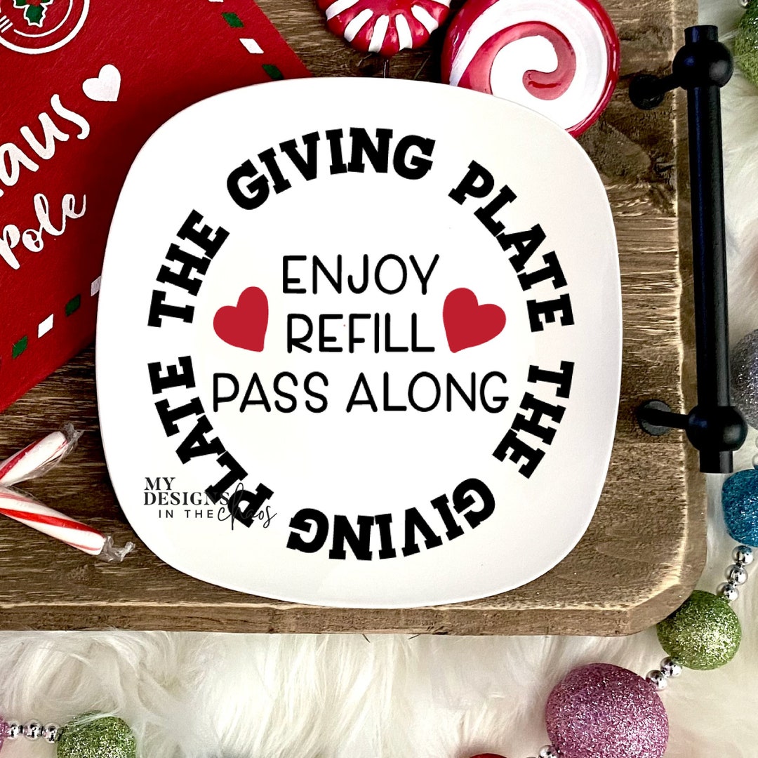 The Giving Plate SVG, Giving Plate Design for Silhouette or Cricut ...