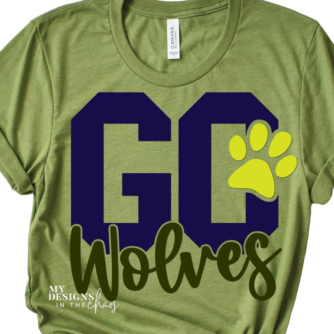 Go Wolves SVG/ Wolves PNG / Wolves Cutting File for Silhouette or ...