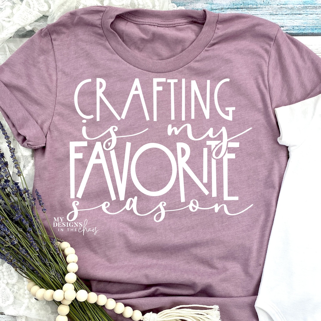 Crafty Lady SVG File/ Craft Lover Cutting File/ Crafty Cut File ...