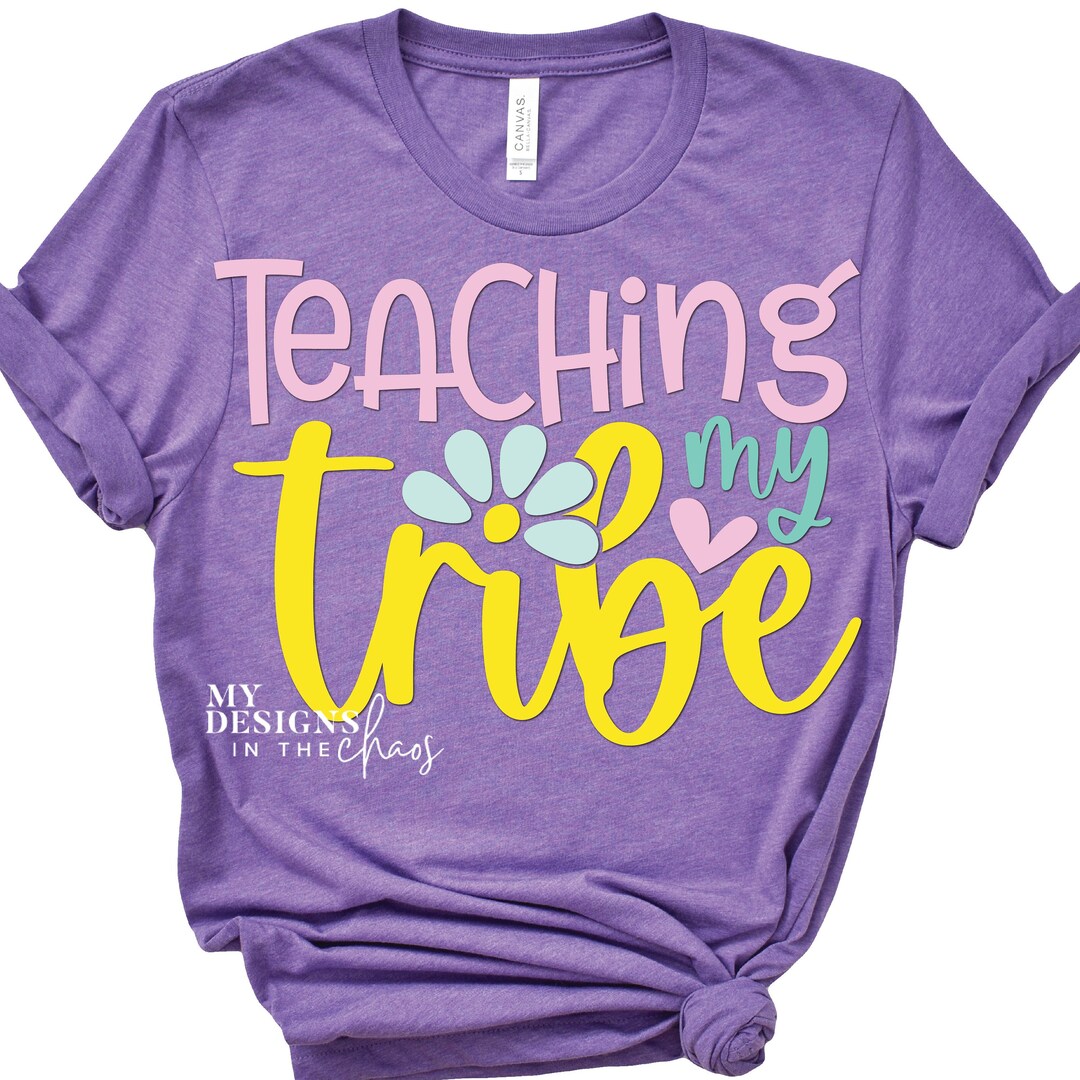 Teaching My Tribe SVG/ Homeschool SVG Cutting File for Silhouette or ...