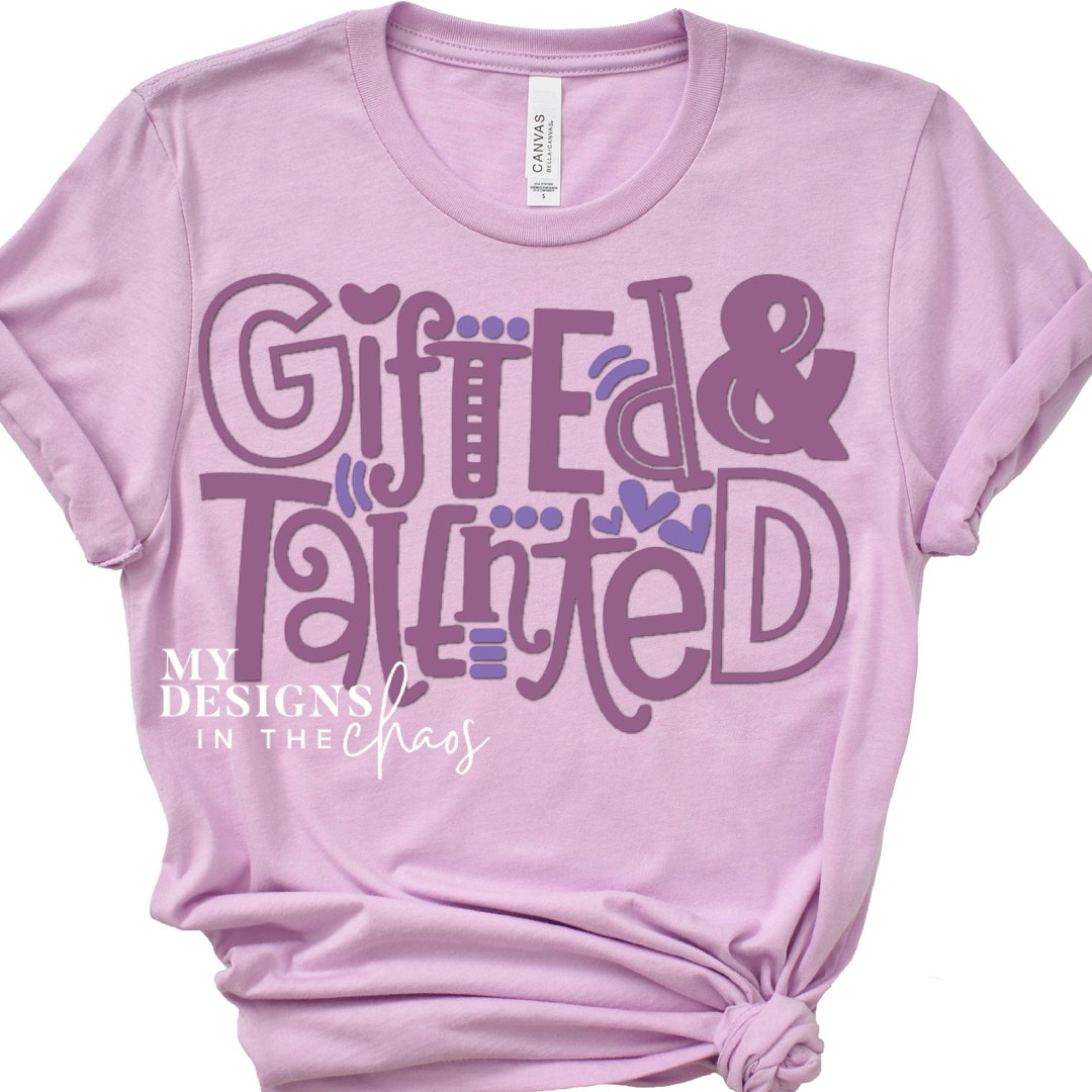 Gifted and Talented SVG, GT Cutting File for Silhouette and Cricut ...