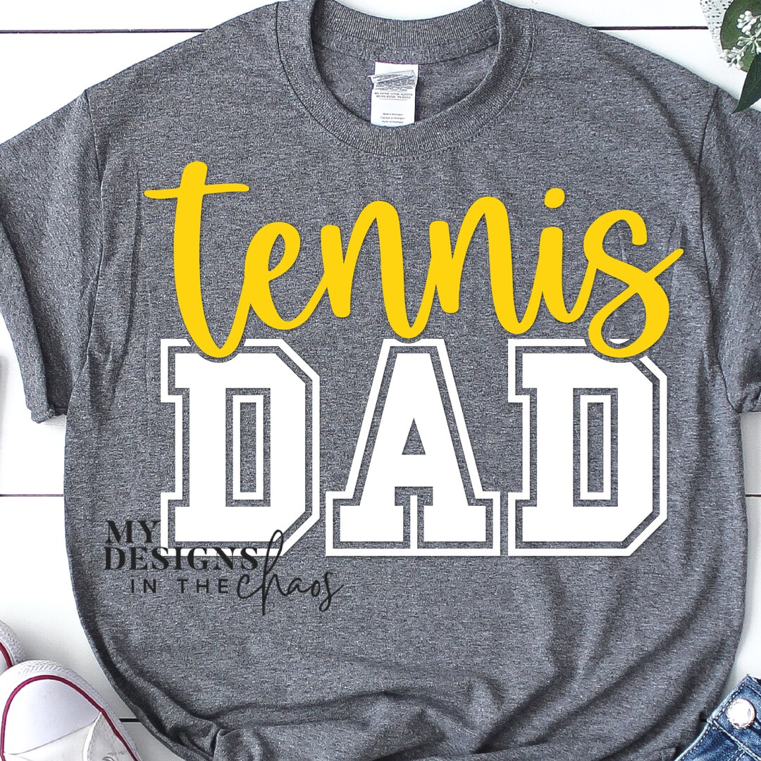 Tennis Dad SVG File, Tennis SVG File for Silhouette and Cricut Cutting ...