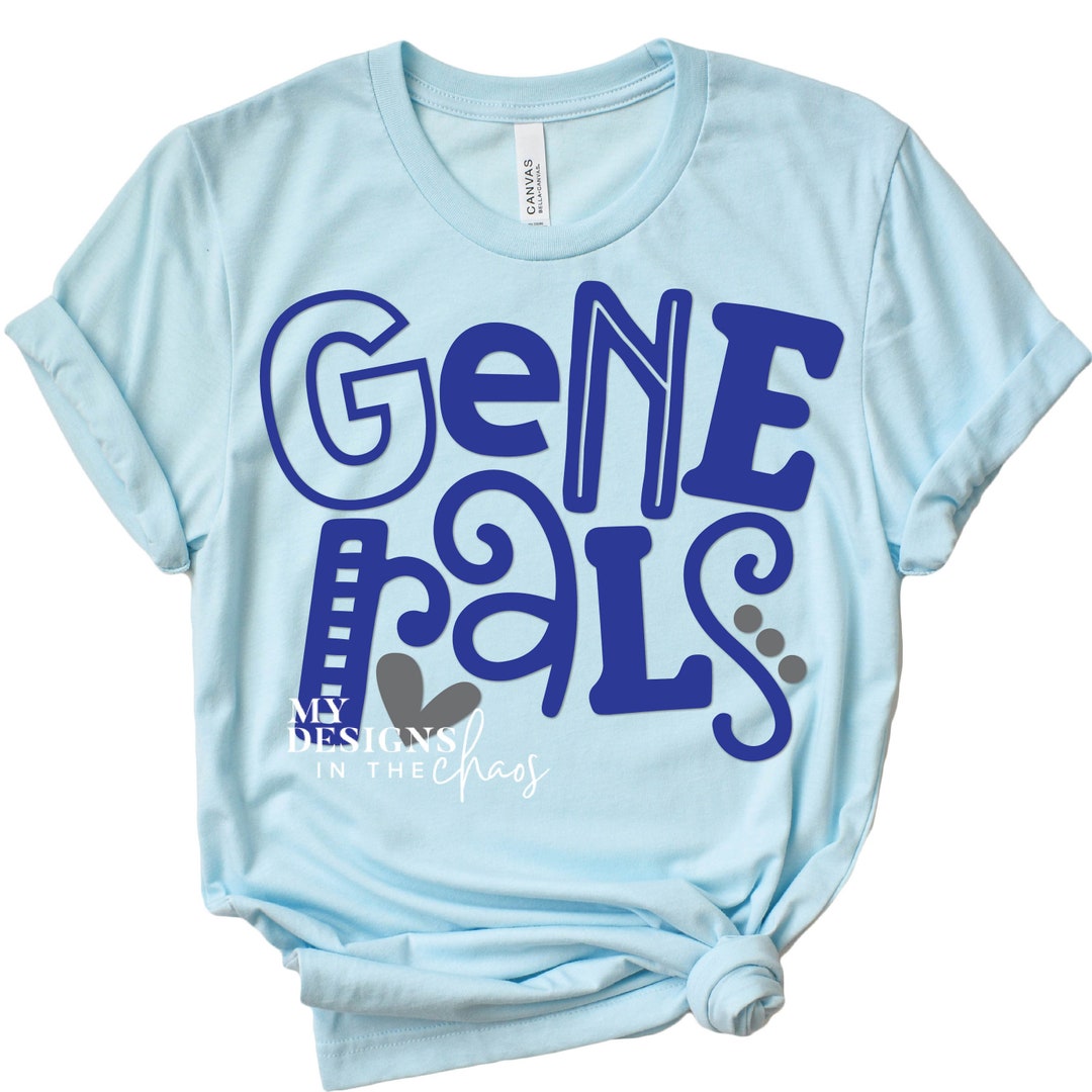 Royal Blue Generals PNG, Generals Sublimation File, Png, General Spirit ...