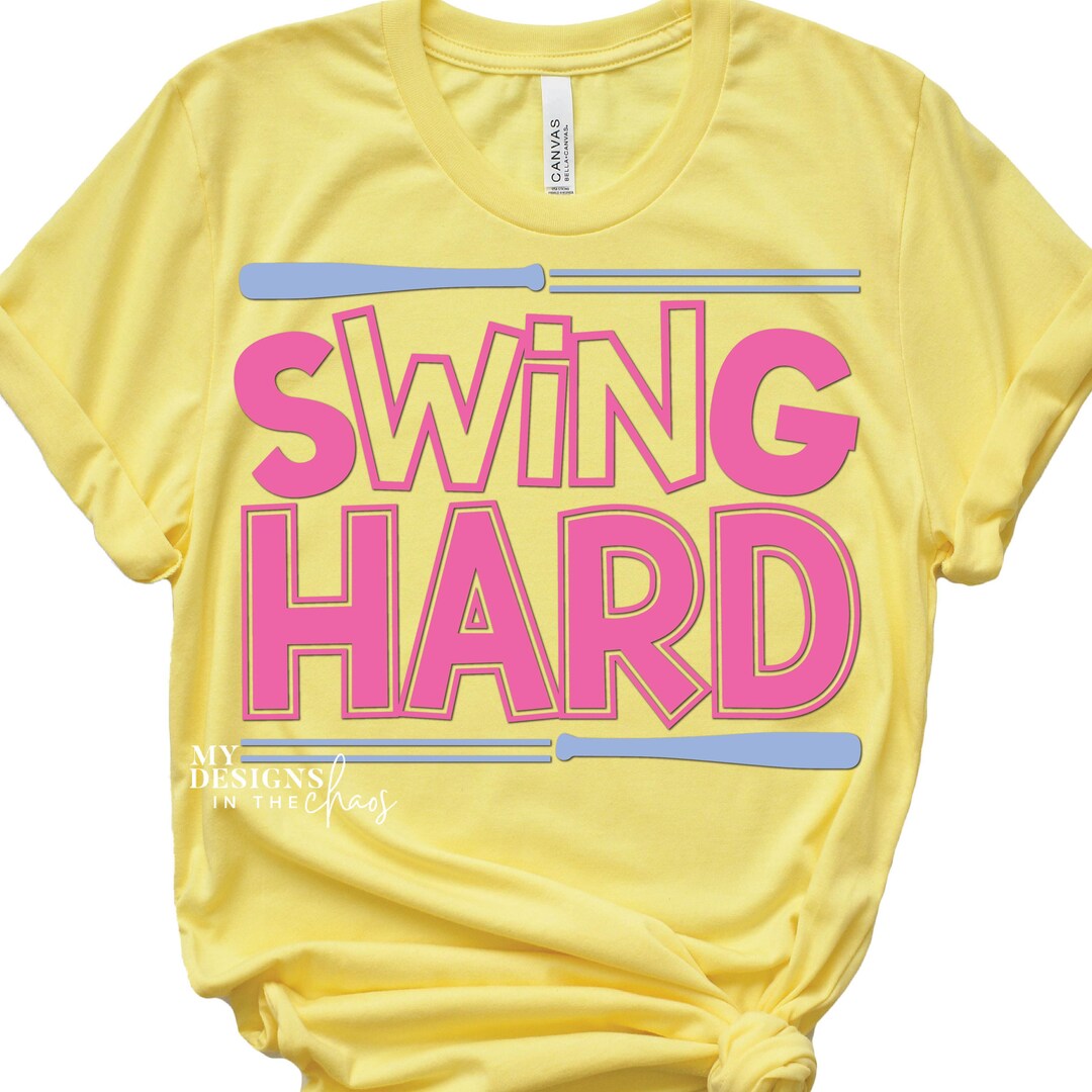 Swing Hard Baseball SVG, Baseball Mom SVG, Baseball Tshirt Design Svg ...