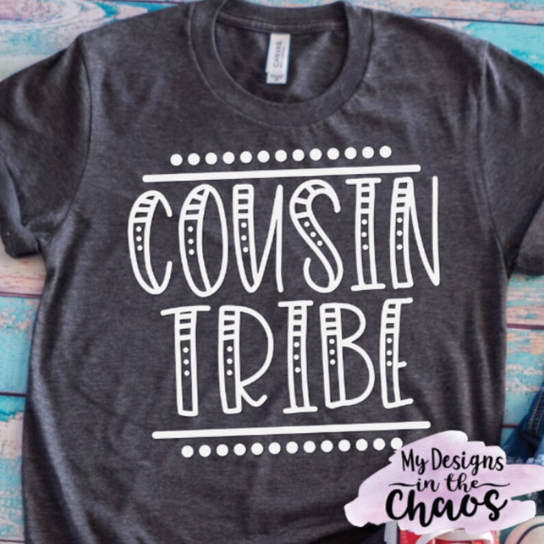 Cousin Svg Cousin Cut File For Silhouette And Cricut Cousin Etsy