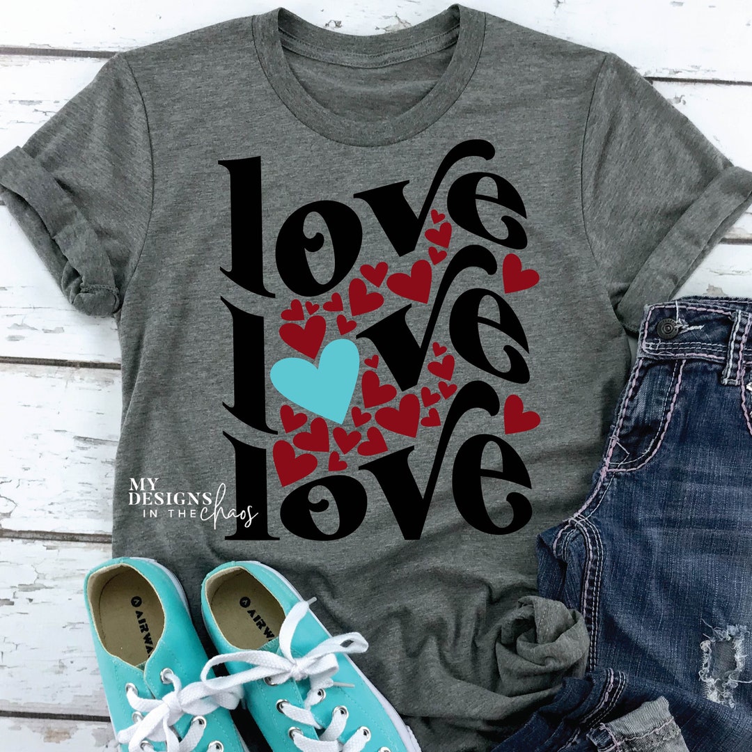 Valentine's Day Love SVG Cutting File for Silhouette and Cricut Little ...