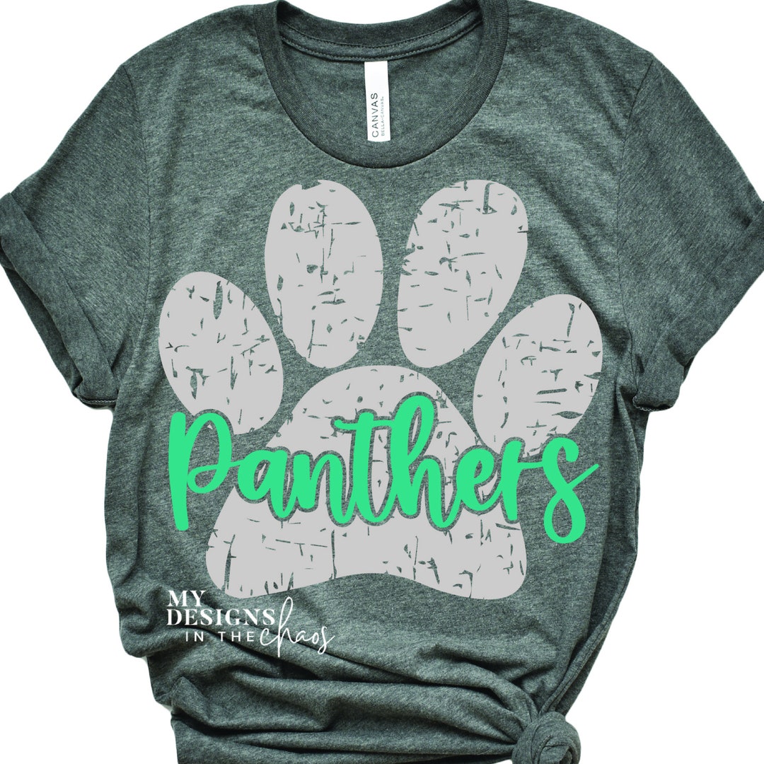 Panthers SVG/ Panthers PNG / Panthers Pawprint Cutting File for ...