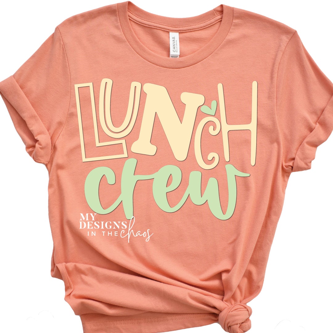Lunch Crew Svg/ Lunch Crew Teacher SVG Cutting File for Silhouette or ...