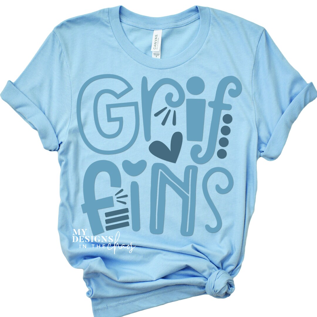 Griffins SVG/ Griffins Team Spirit SVG / Griffins Fun Font Cutting File for Silhouette Cricut ...