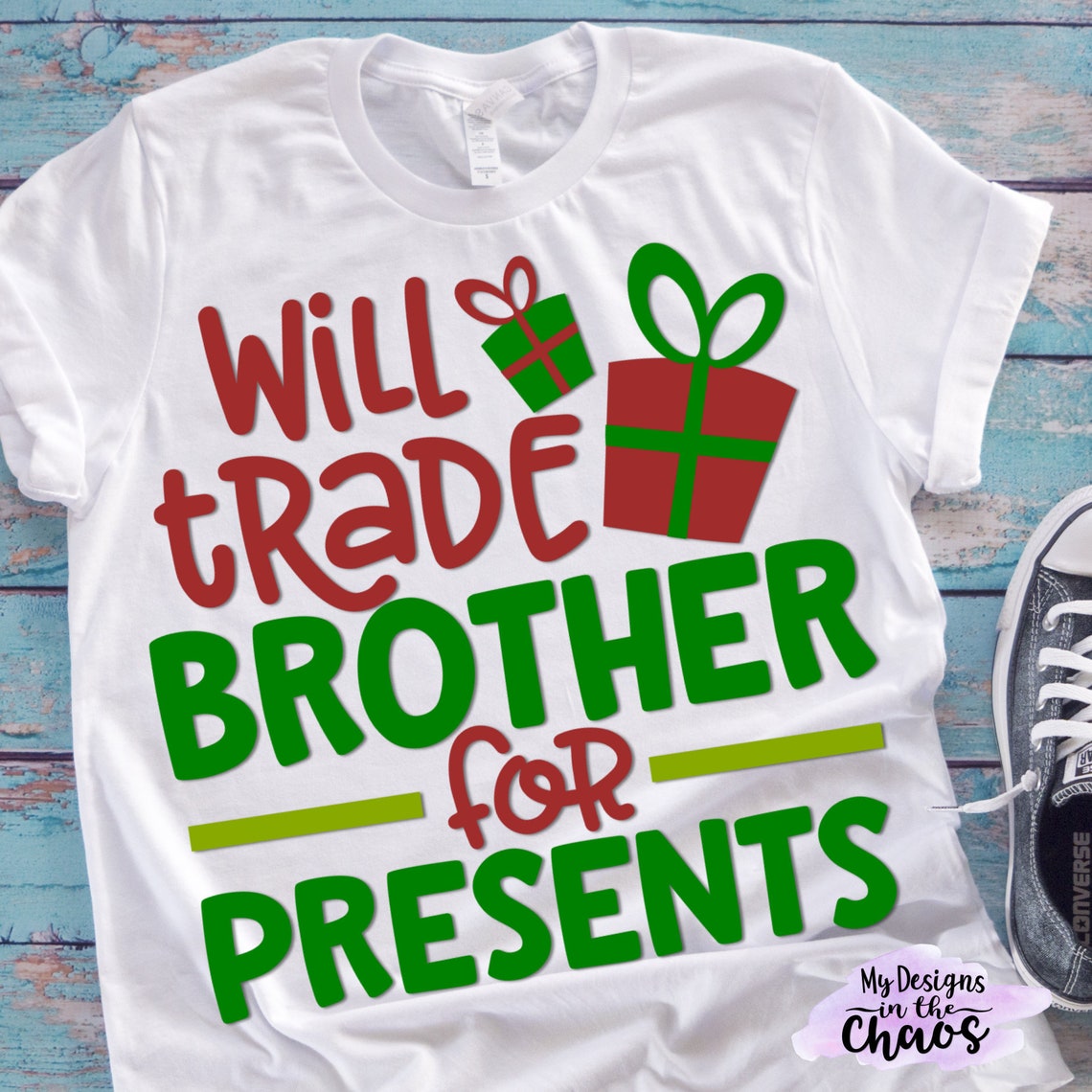 Christmas SVG Brother SVG Cutting File Silhouette Cricut - Etsy