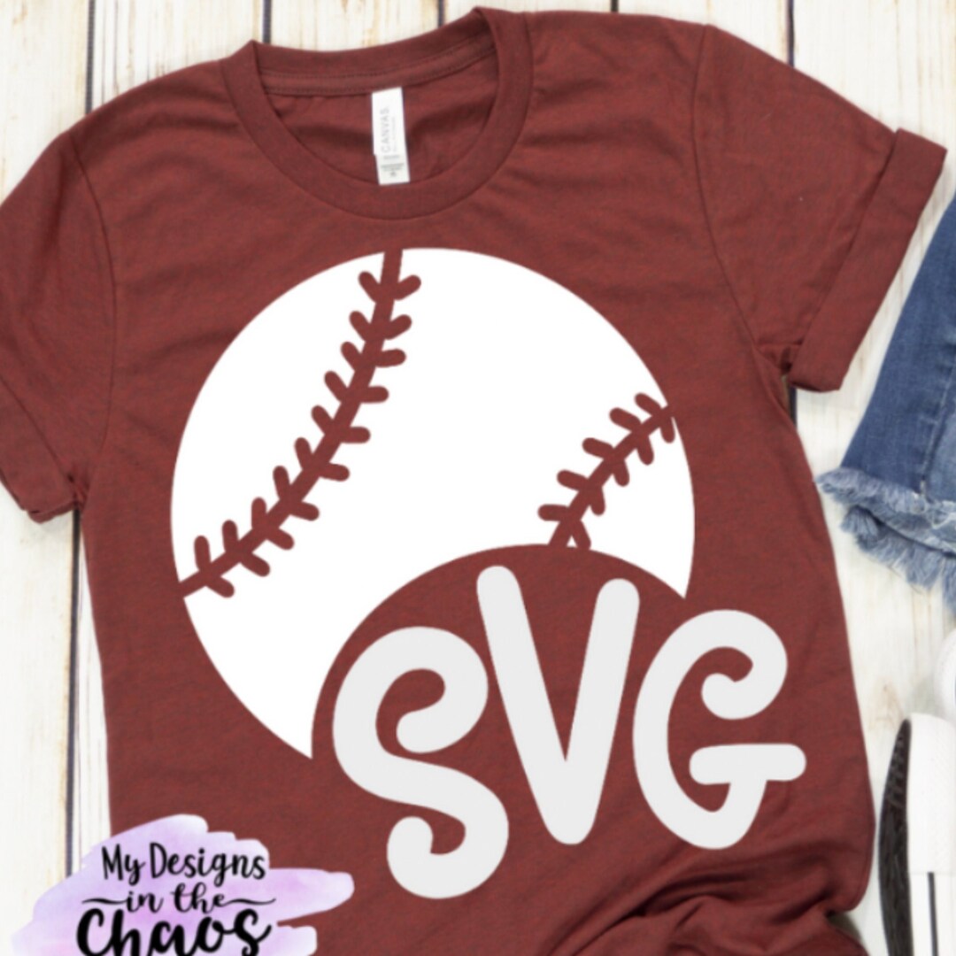 Baseball Monogram SVG | Baseball SVG | Silhouette and Cricut Cut File ...