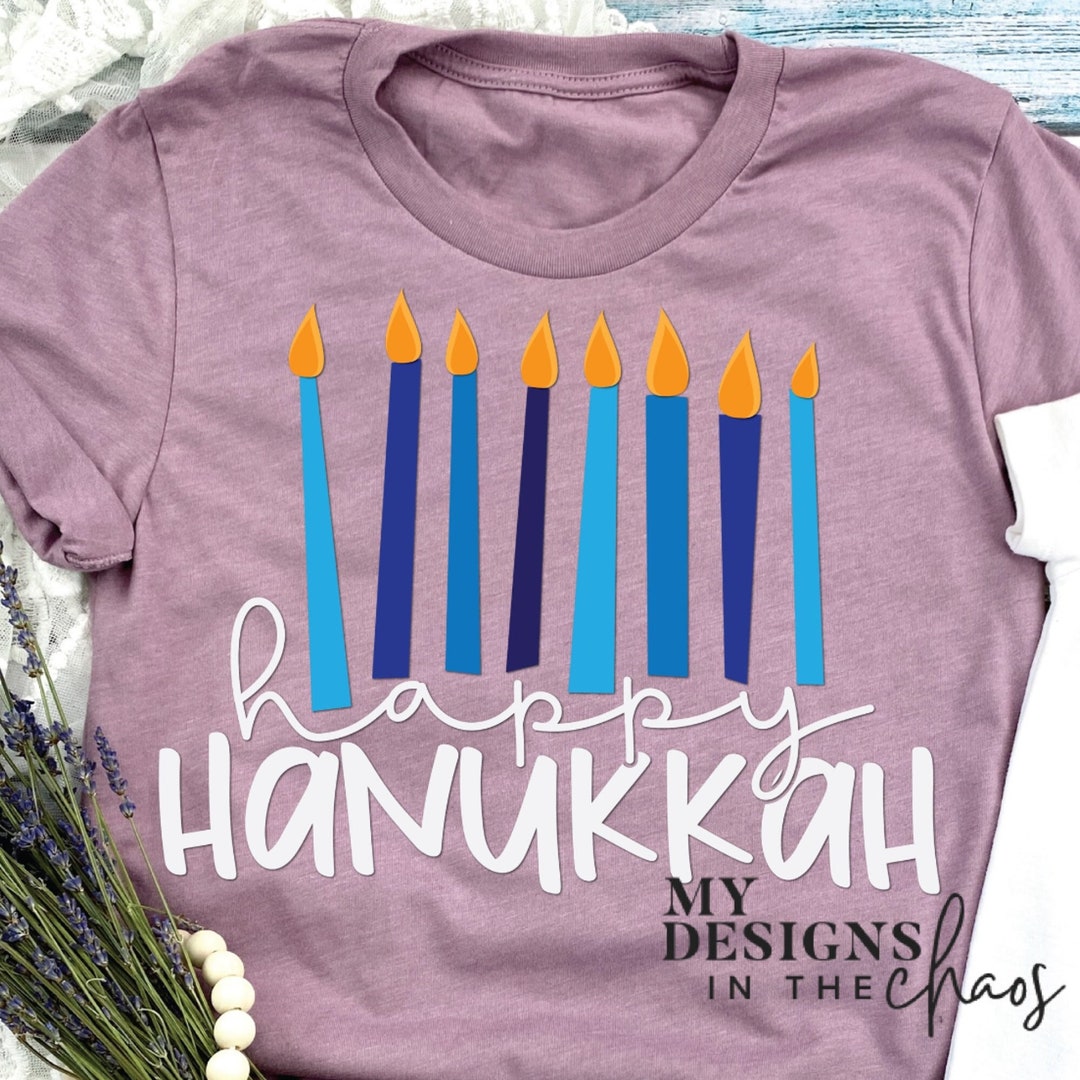 Happy Hanukkah SVG | Hanukkah SVG File for Silhouette and Cricut ...
