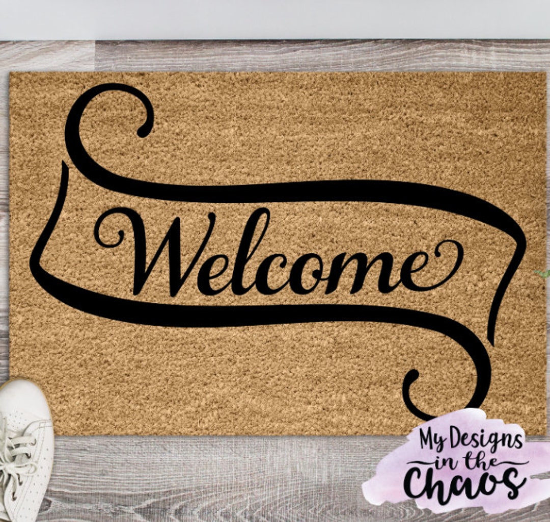 Welcome SVG File, Home Decor SVG for Cricut and Silhouette, Welcome ...
