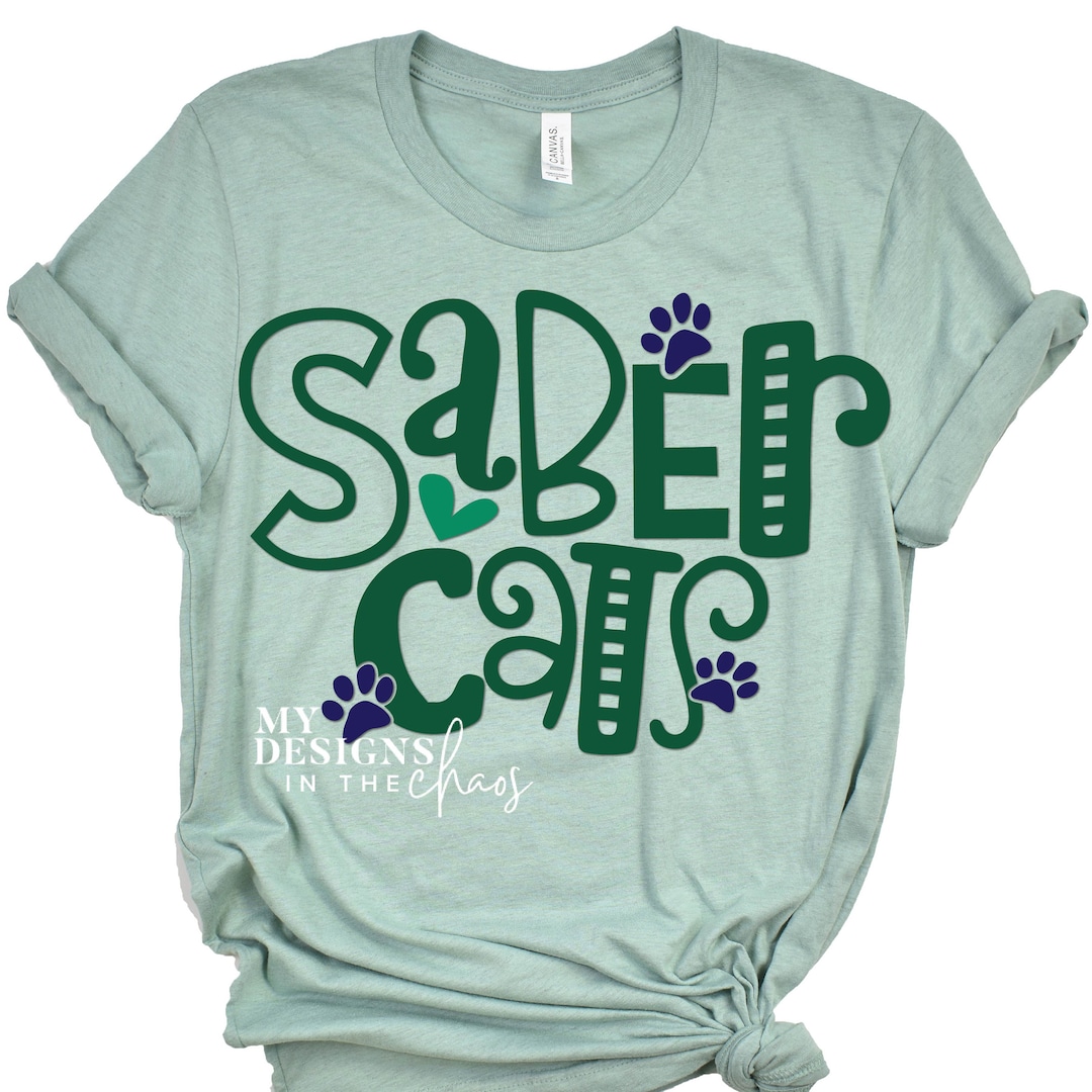 Sabercats SVG/ Sabercats PNG / Sabercat Cutting File for Silhouette or ...