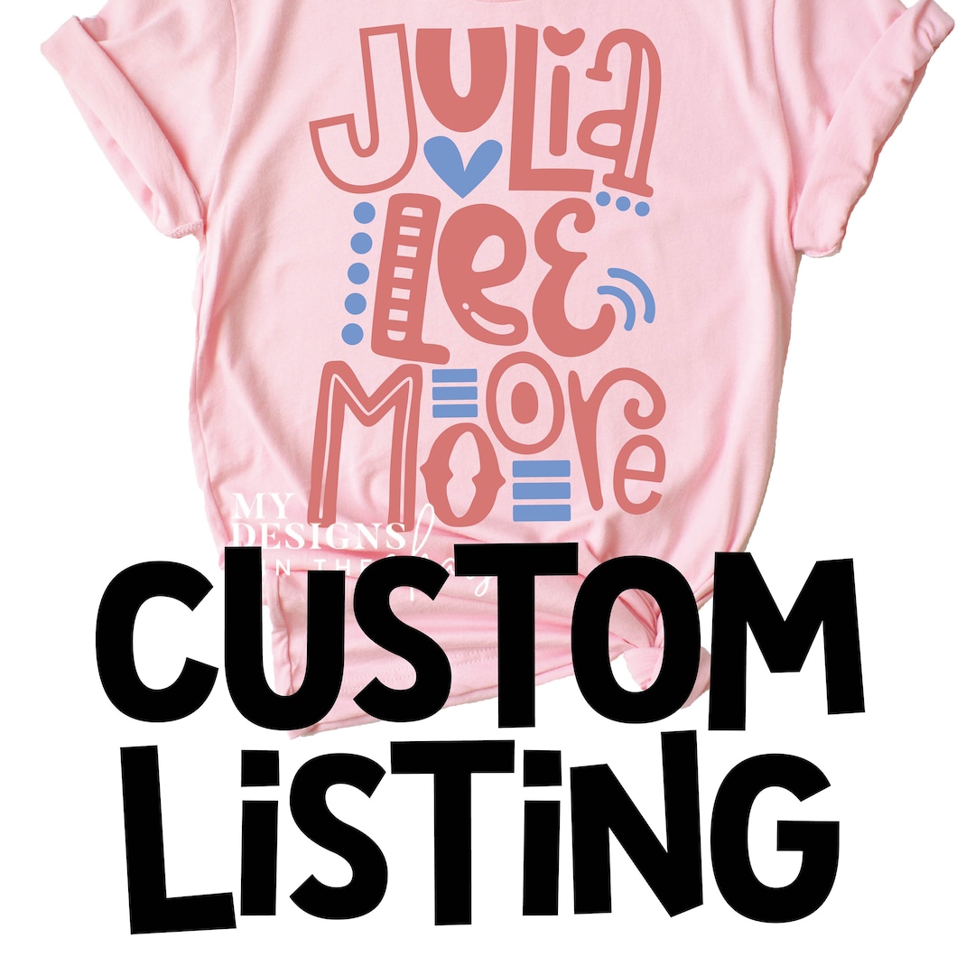 Julia Custom SVG - Etsy