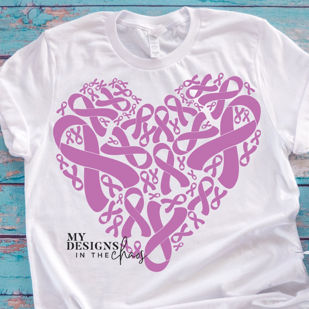 Breast Cancer Ribbon SVG | Awareness Ribbon SVG | Silhouette and Cricut ...