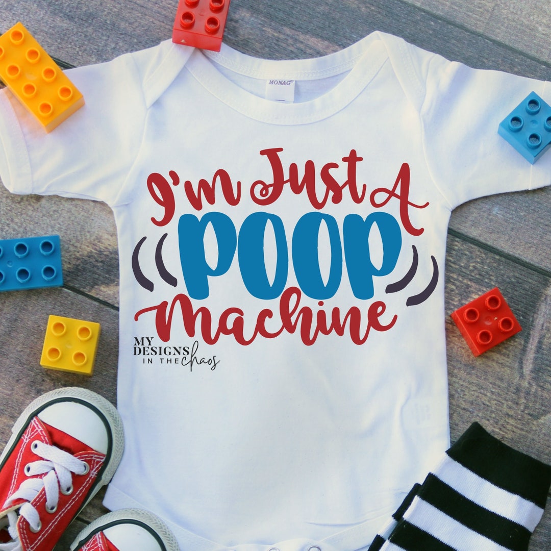 SVG File/cutting File/poop Machine Svg/baby Cut File/png/diecut/dxf ...