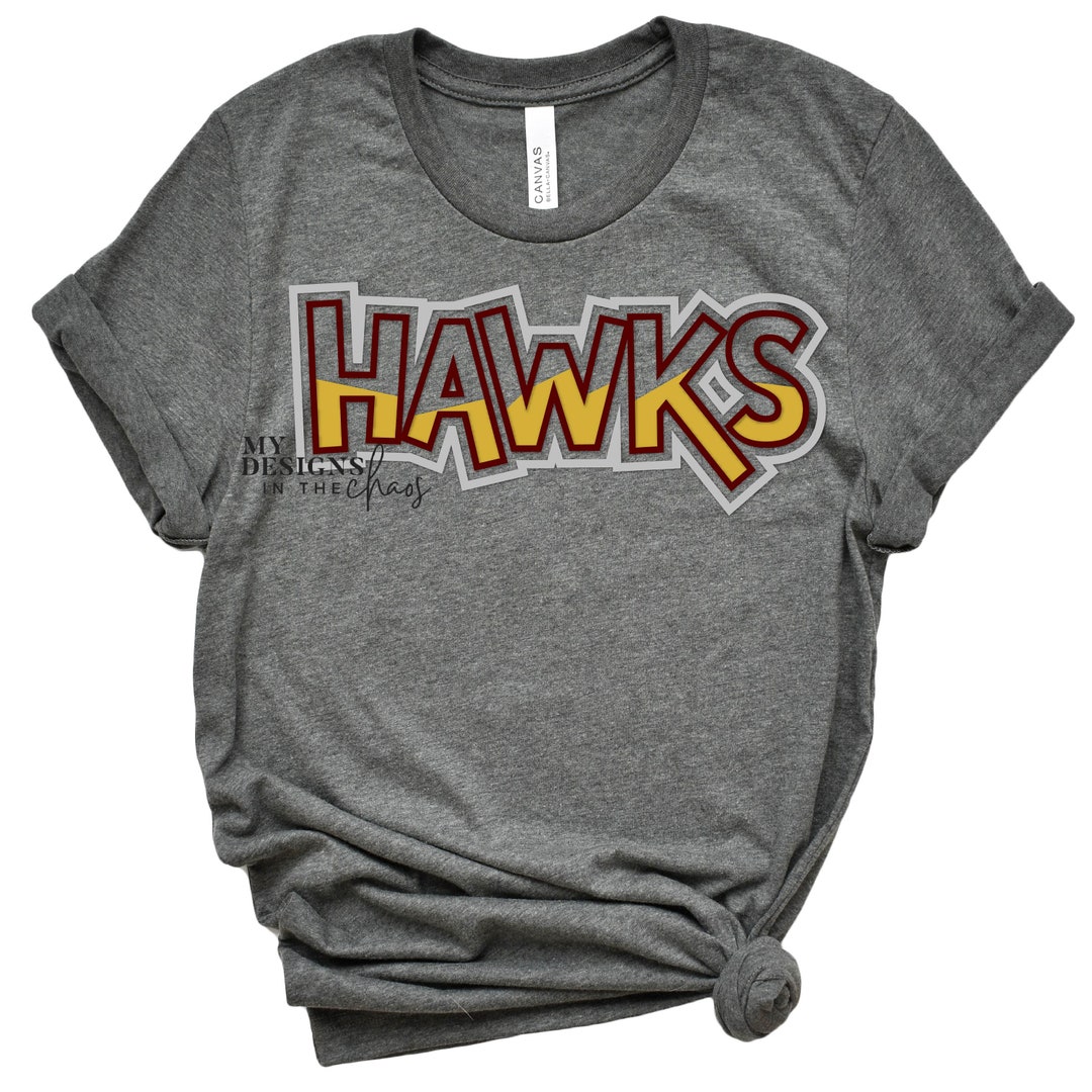 Hawk PNG, Maroon Gold and Silver Hawk PNG, Hawk Sublimation Print, Hawk ...