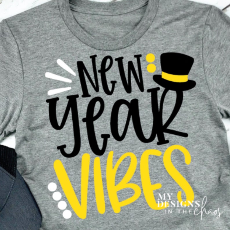 New Years Vibes SVG Cutting File NYE Vibes Little Boy New Year - Etsy