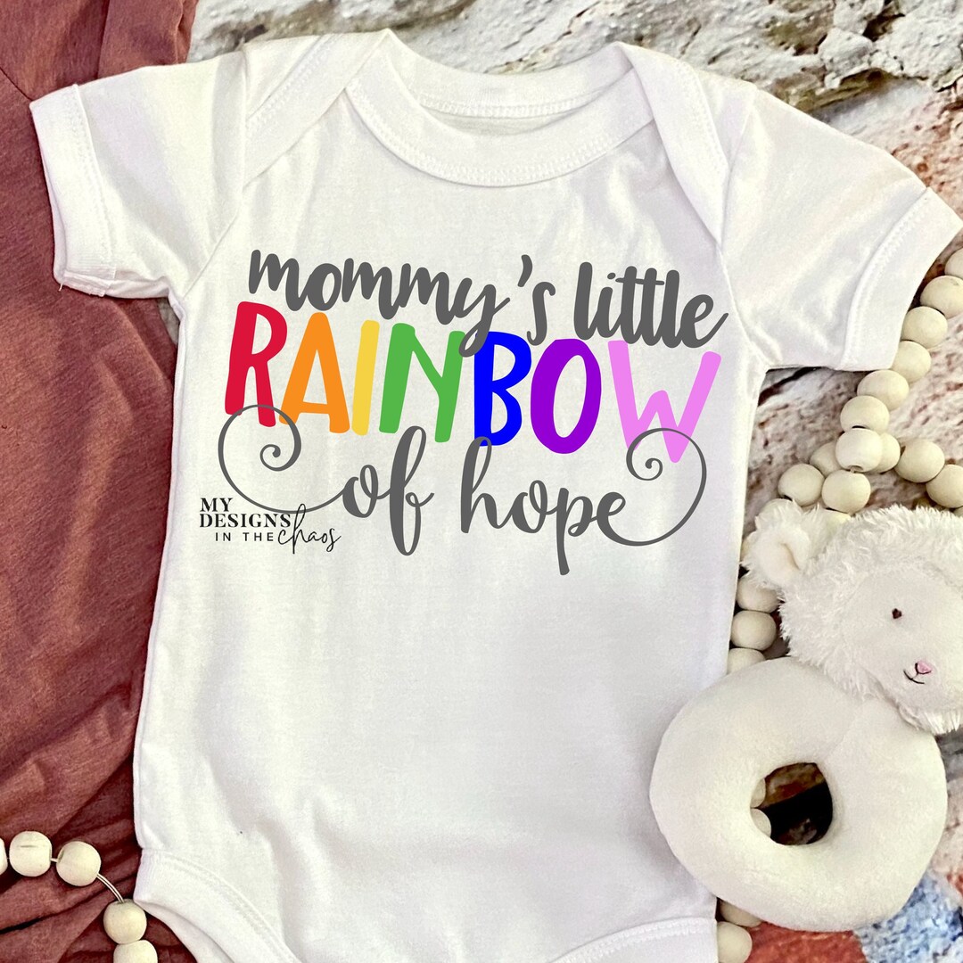 Rainbow Baby SVG File / Baby Cutting File / Cut File for Silhouette or ...