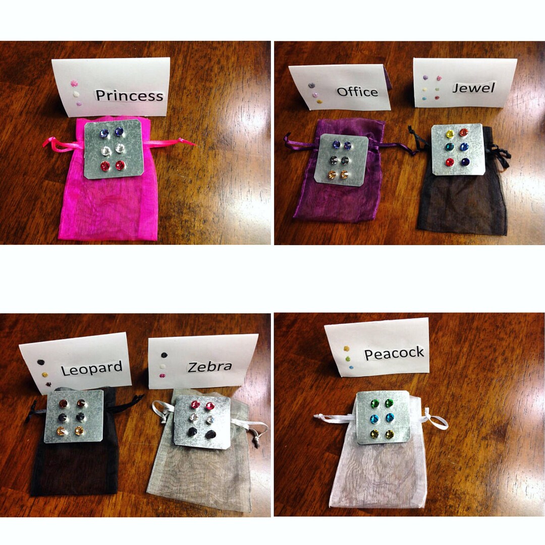 Swarovski Crystal Magnets Set of 6 Magnets - Etsy