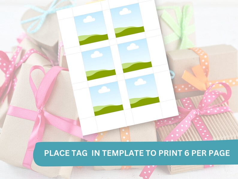 Editable Gift Tags, Kids Personalized Gift Cards, Name Tags, Instant ...