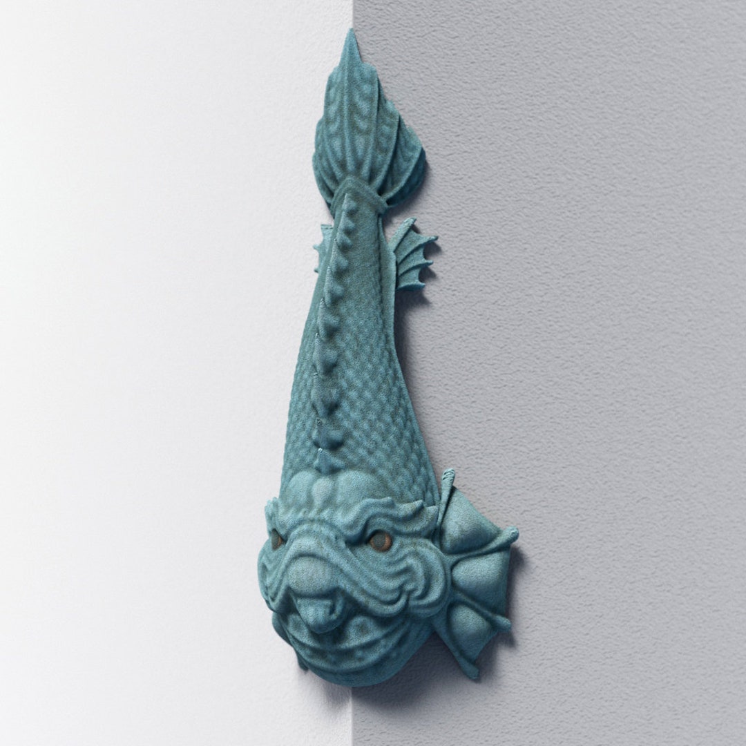 Haunted Mansion Inspired Captain Culpepper Spitting Fish Wall Art - Etsy