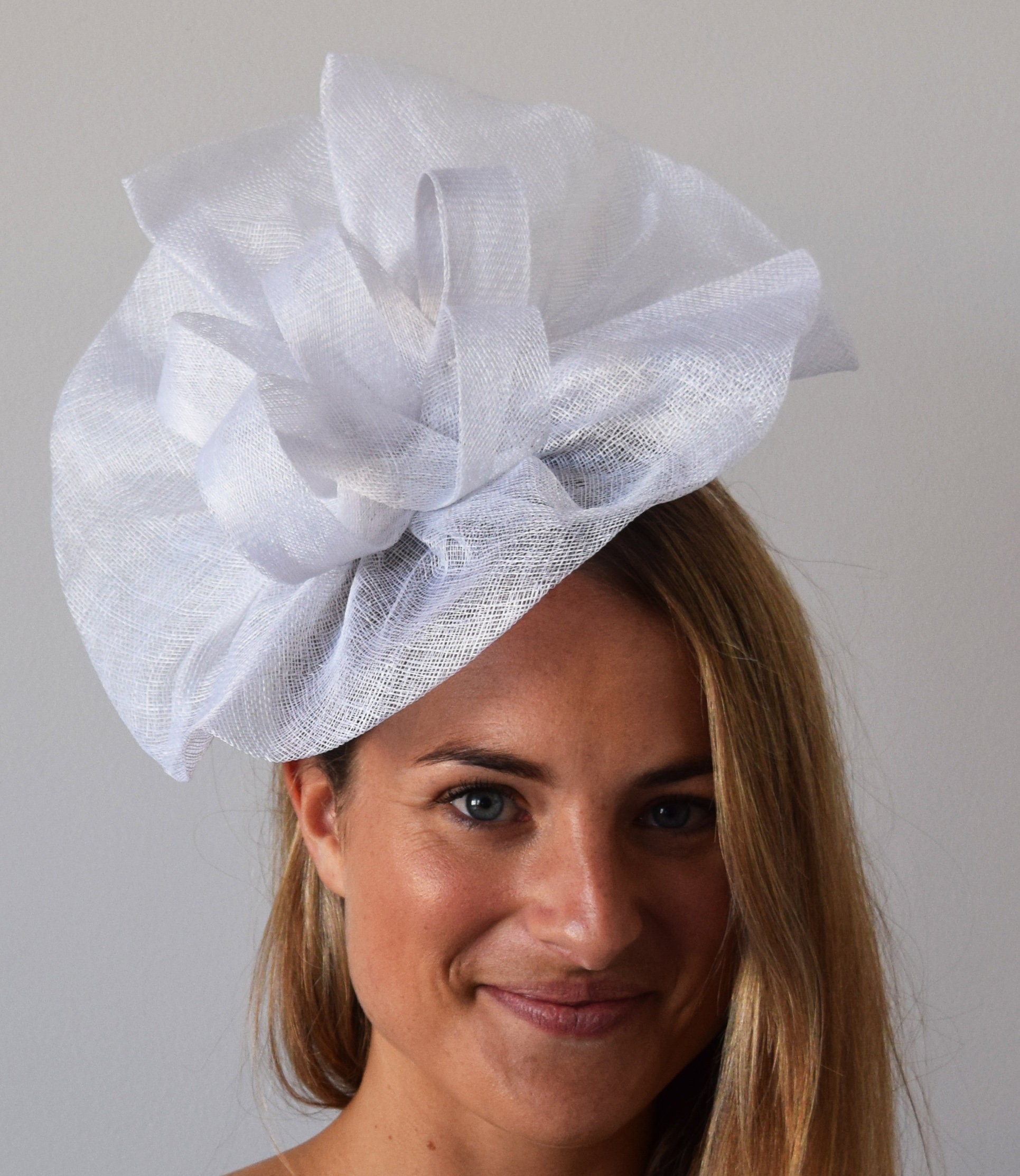 Tia Large Bright Red Fascinator, Royal Wedding Hat, Kentucky Derby Hat ...