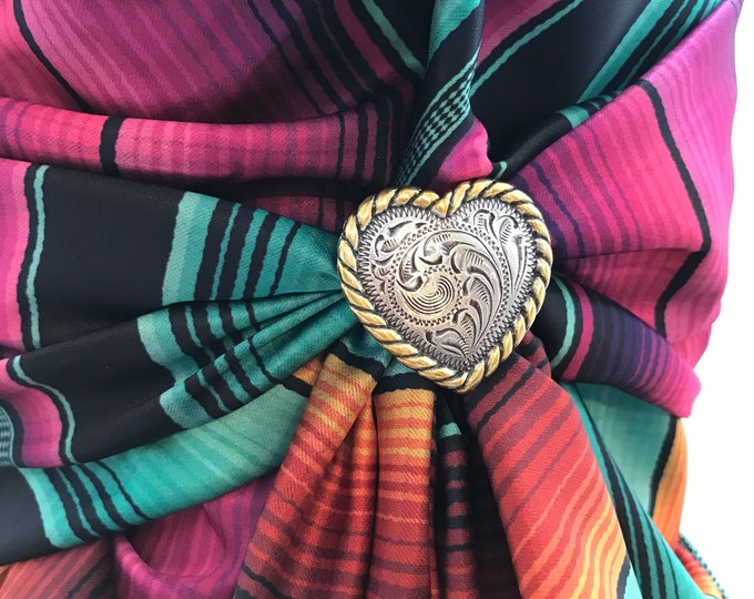 Wild Rag Silk Scarf Slide, Western Wear Accessories, Gift Ideas for Her ...