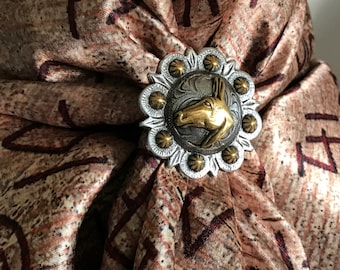 Western Scarf Slide - Etsy