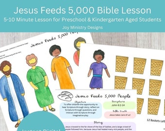 Jesus Heals a Man Preschool/kindergarten Bible Lesson, Homeschool ...