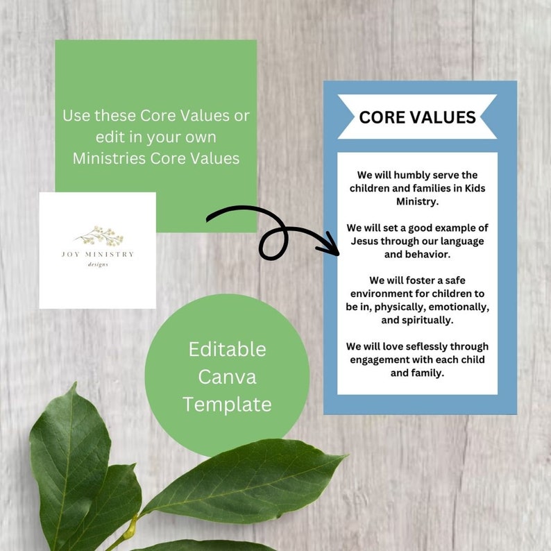 Editable Volunteer Nametag Template, Church Ministry, Instant Download ...