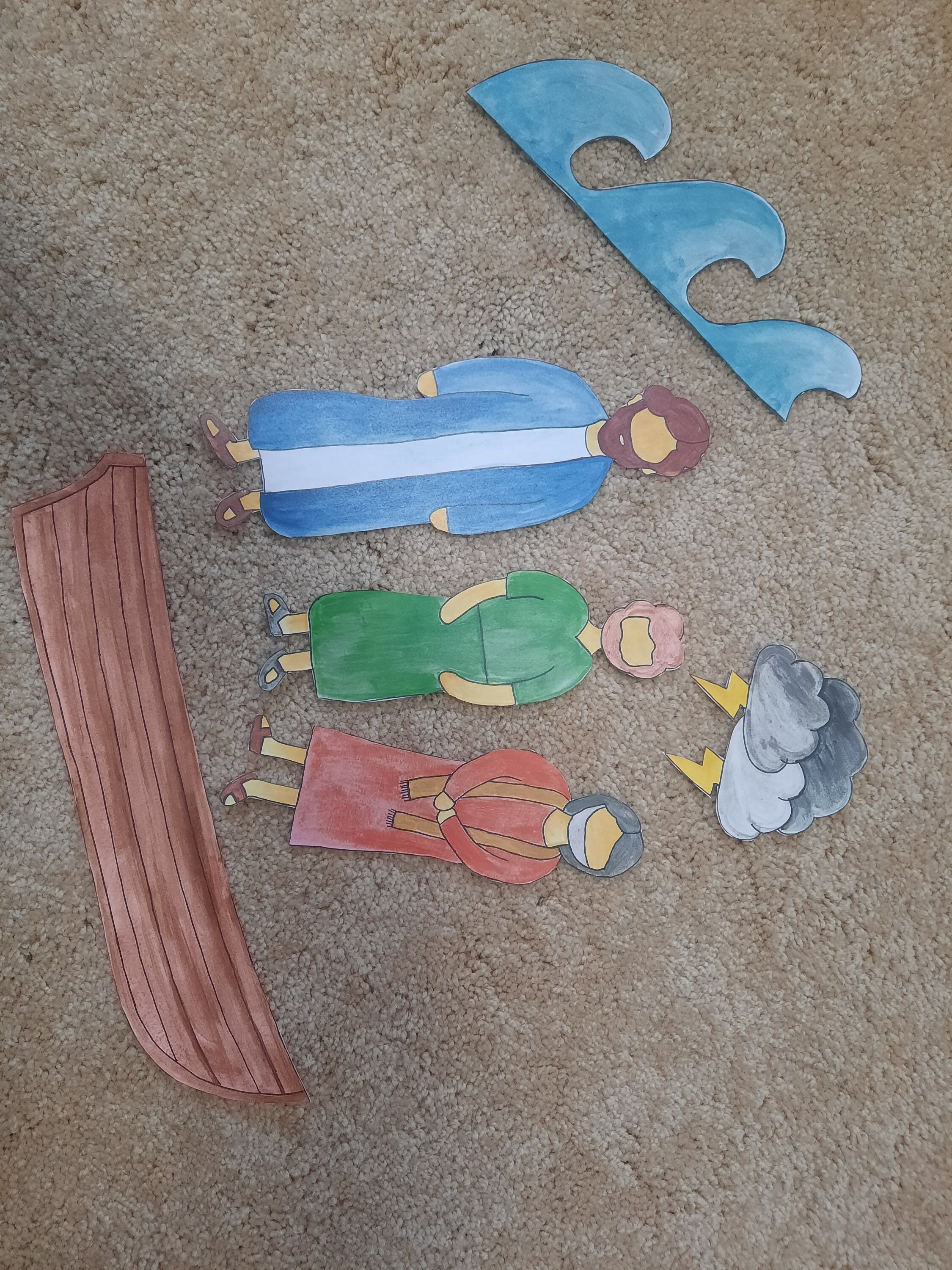 Jesus Calms the Storm Preschool/kindergarten Bible Lesson, Homeschool ...