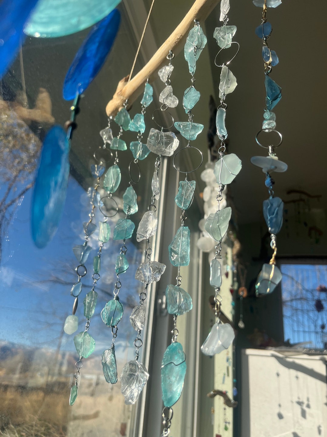 Beach Glass Sun Catcher - Etsy