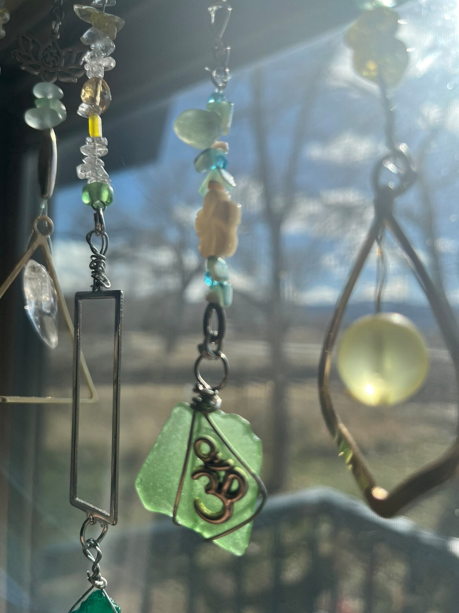 Window Valance From the Sea and Beautiful Glass Beads N - Etsy