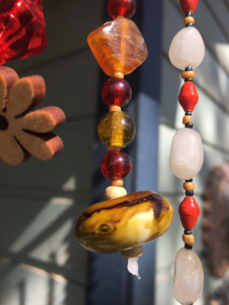 Hanging Beaded Sun Catcher - Etsy