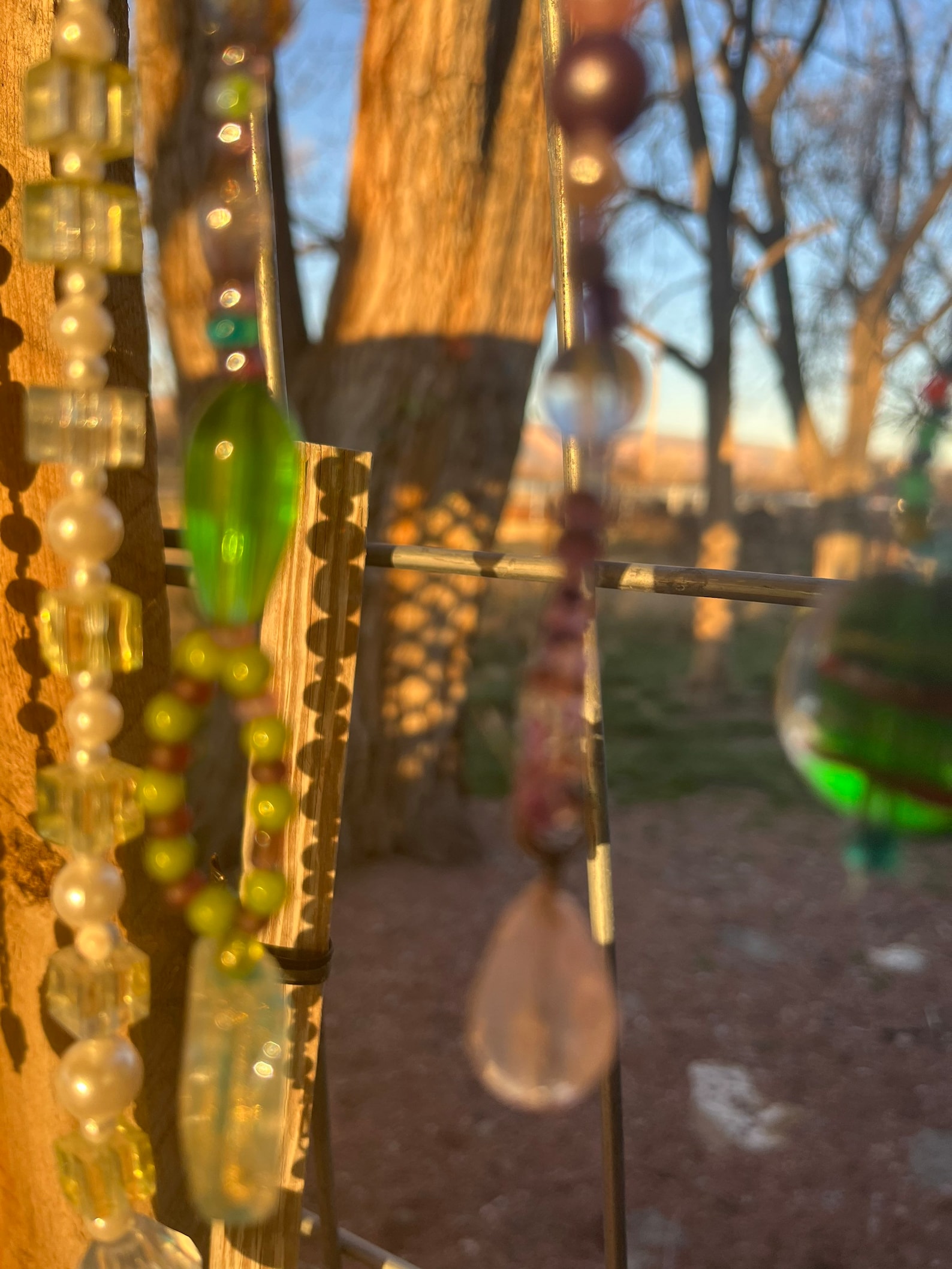 Glass Art Bead Hanging Screen Dun Catcher Window Valances - Etsy