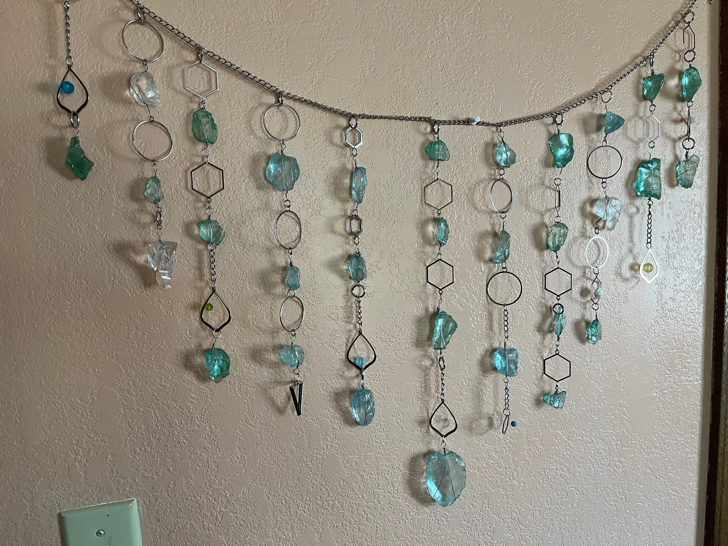 Beach Glass Ocean Colors Window Valance - Etsy