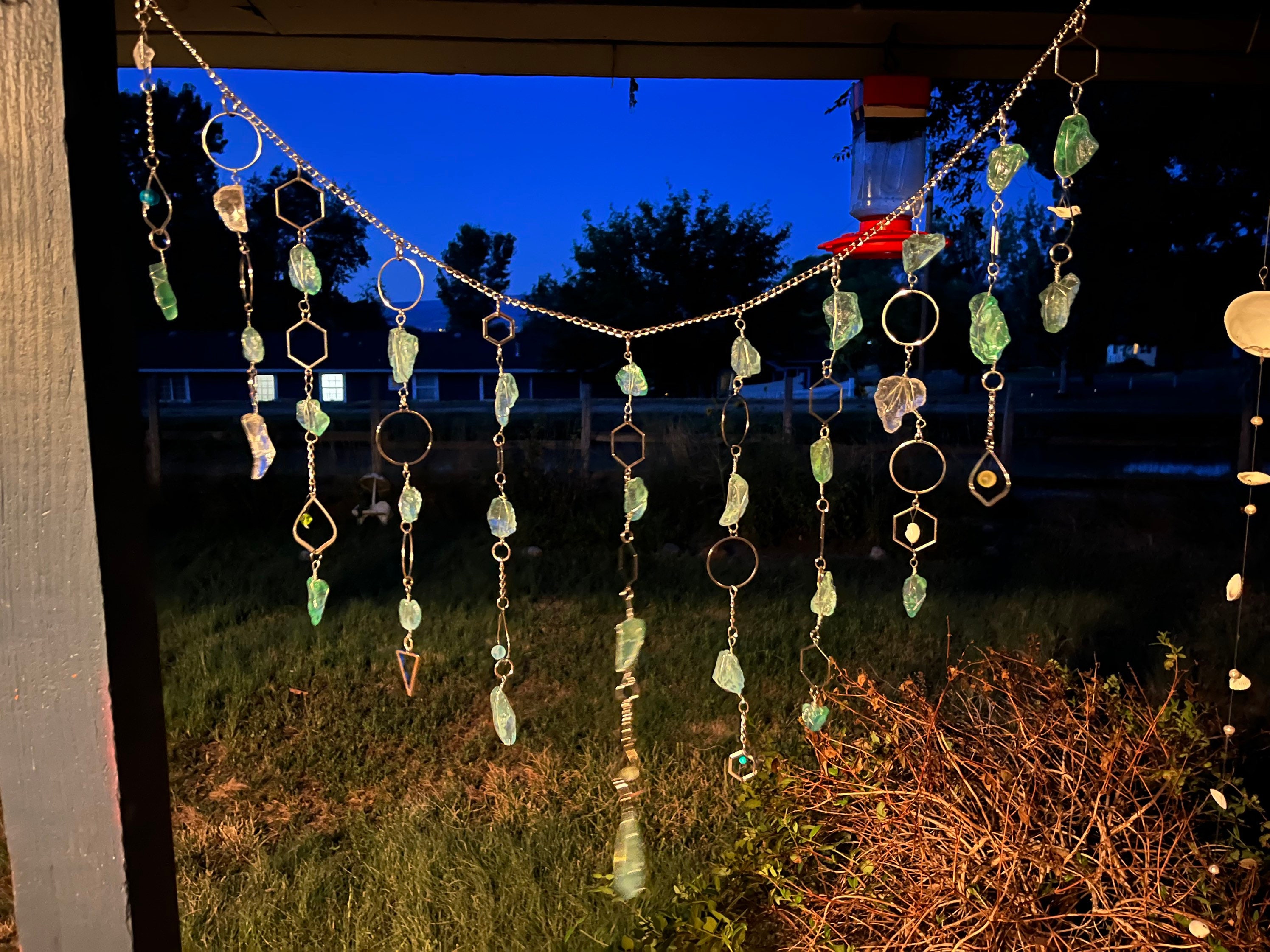 Beach Glass Ocean Colors Window Valance - Etsy
