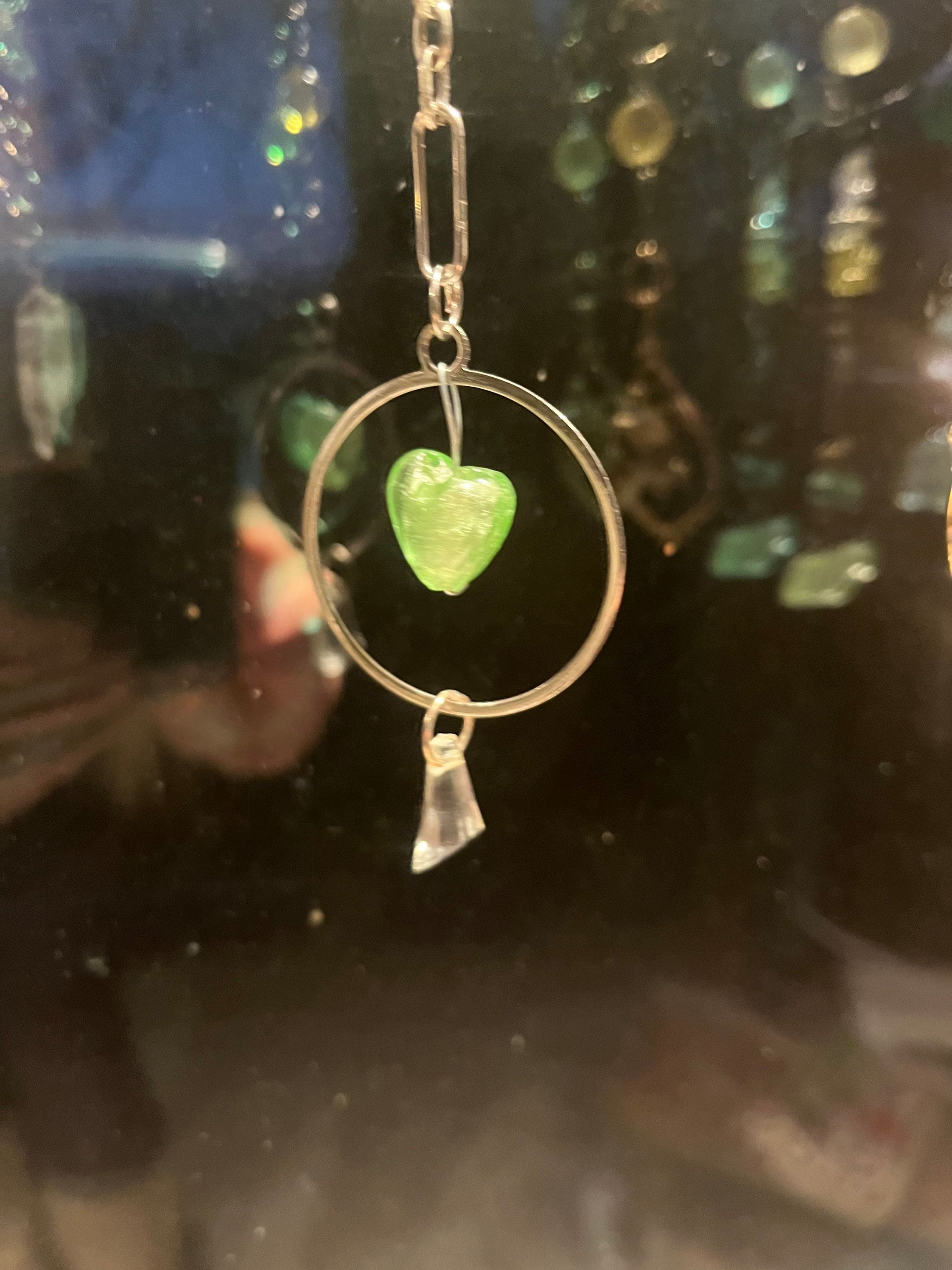 Beach Glass, Quartz Crystals, Sea Turtles, Bird Fetishes, Hung From ...