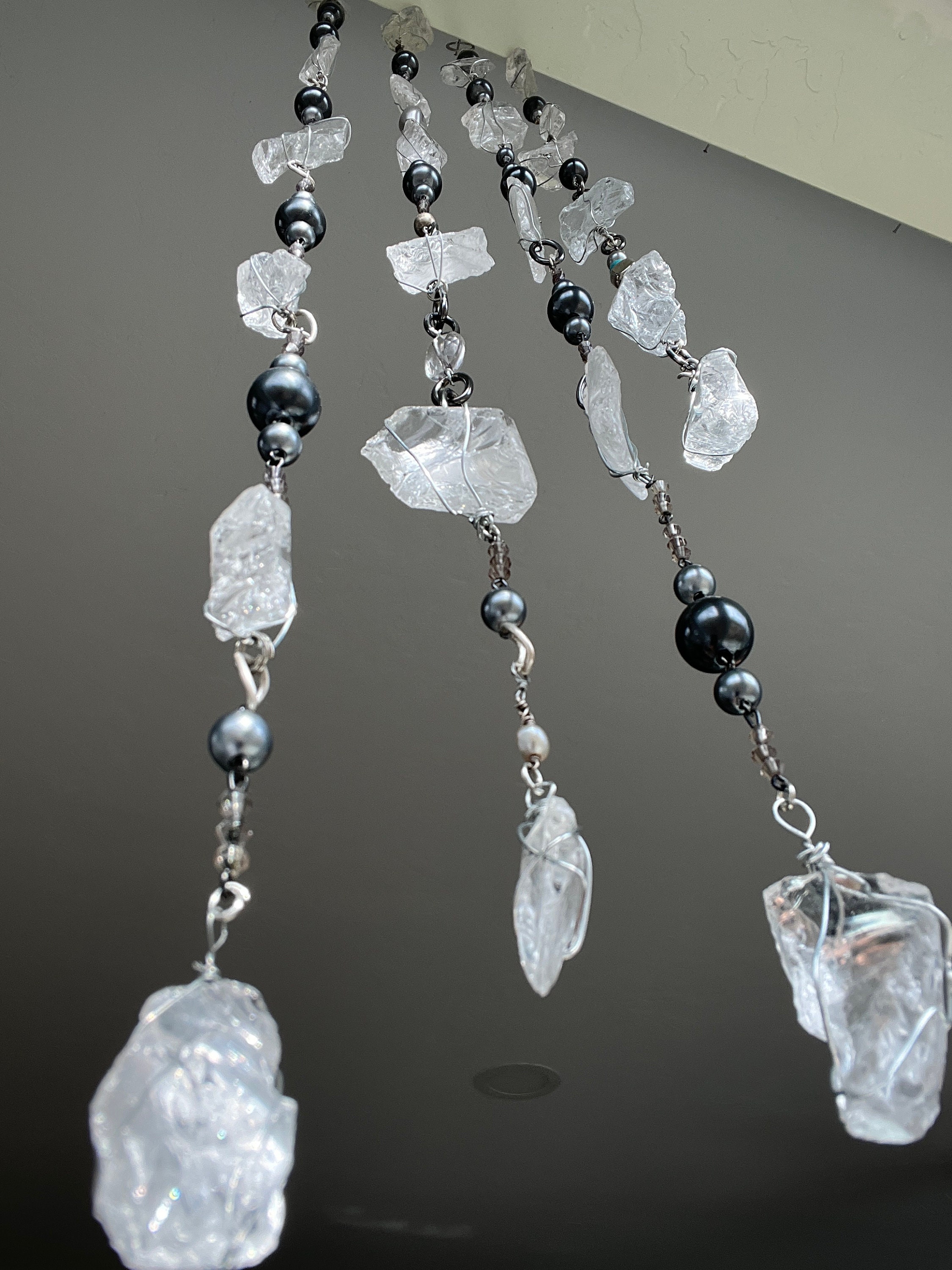 Glass Window Decor Valance Strands - Etsy